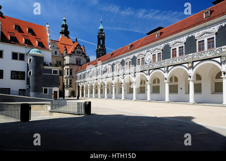 Dresden, arcade, arcades, architecture, building, buildings, castle ...