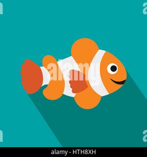 Clownfish flag icon, flat style Stock Vector Image & Art - Alamy