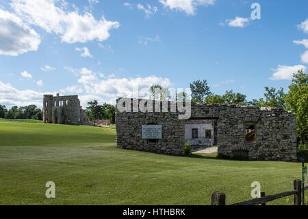 Ruins near Maribel Caves nicknamed Hotel Hell in Wisconsin Stock Photo ...