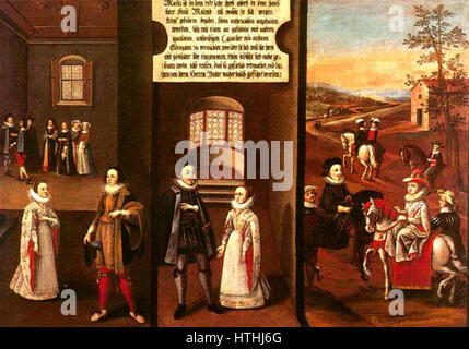 Painted Life of Mary Ward 08 Stock Photo - Alamy