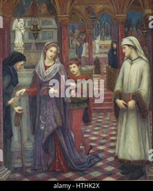Marie Spartali Stillman, The First Meeting of Petrarch and Laura ...