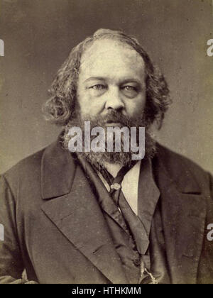 This portrait of Mikhail Bakunin, a prominent Russian revolutionary and ...