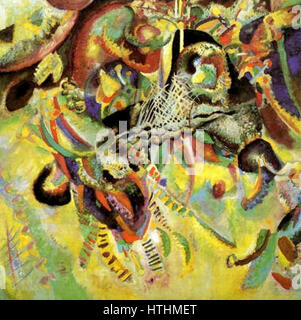 Vassily Kandinsky’s 1914 abstract painting 'Painting with Three Spots ...