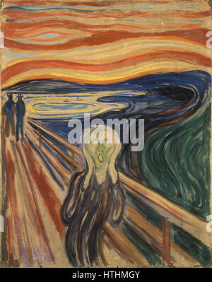 The Scream. Edvard Munch. 1893 Stock Photo - Alamy