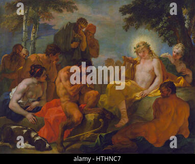 Ricci Apollo and Pan Stock Photo - Alamy
