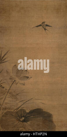 Swallow and Lotus attributed to Muqi (Cleveland Stock Photo - Alamy