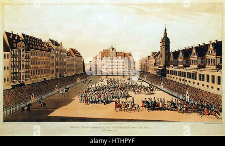 Leipzig am 19. Oktober 1813 001 Stock Photo - Alamy