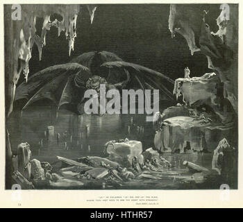 Inferno Canto 34 verses 20-21 Stock Photo - Alamy