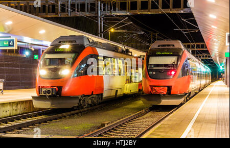 Austrian high-speed train at Feldkirch station Stock Photo - Alamy