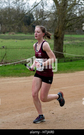 A runner in the Teddy Hall Relays, Oxford, UK Stock Photo - Alamy