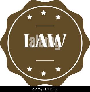 law stamp. law sign. round grunge label Stock Vector Image & Art - Alamy
