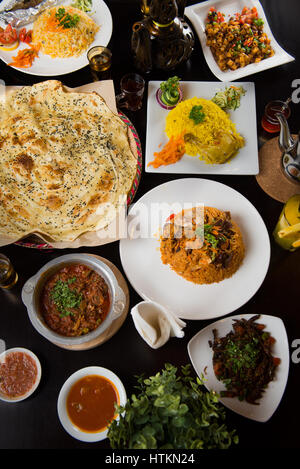 various arab foods Stock Photo - Alamy
