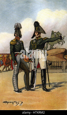 The painting 'Generals of the Russian Army (1812)', created by N ...