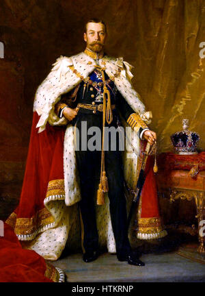 King George V. A portrait of King George V Stock Photo - Alamy