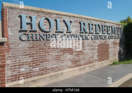 Philadelphia Holy Redeemer Chinese Catholic Church and School, statue ...