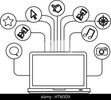 computer database server icon stock, vector illustration design Stock ...