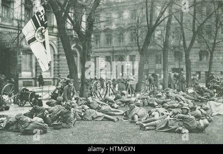 Kapp-Luttwitz Putsch of March 1920, right wing nationalist attempt to ...