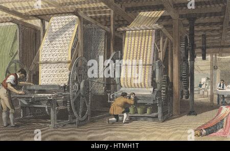 A 19th century steam printing machine. From Old England: A Pictorial ...
