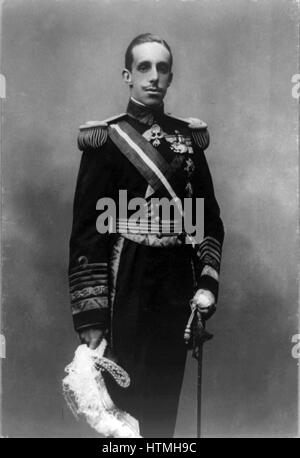 King Alfonso XIII of Spain, 1913 Oct. 13 Stock Photo - Alamy