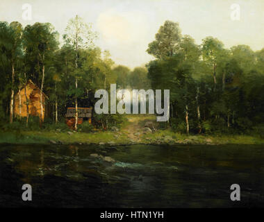 Landscape by Julian Walbridge Rix Stock Photo - Alamy