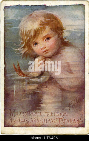 This vintage postcard by Elizabeth Bohm showcases a beautiful design ...