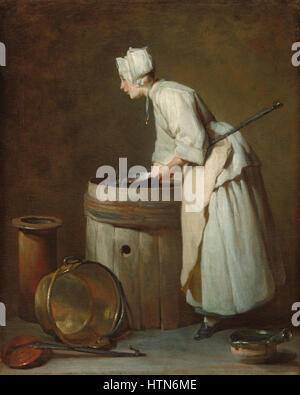 The Scullery Maid A34443 Stock Photo - Alamy
