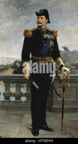 Rudolf Wimmer Wilhelm II, Emperor of Germany, 1891 Stock Photo - Alamy
