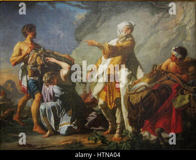 The Sacrifice of Abraham Stock Photo - Alamy