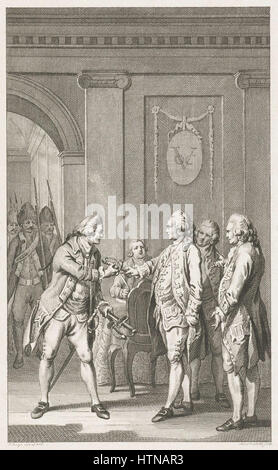 Trapping of three councilmen of Dutch East Indies Stock Photo - Alamy