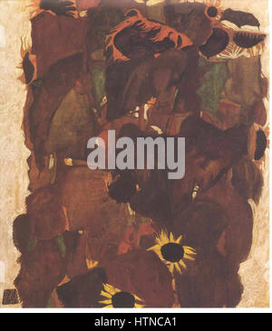 Egon Schiele’s 'Sonnenblumen' (Sunflowers) from 1911 features his ...