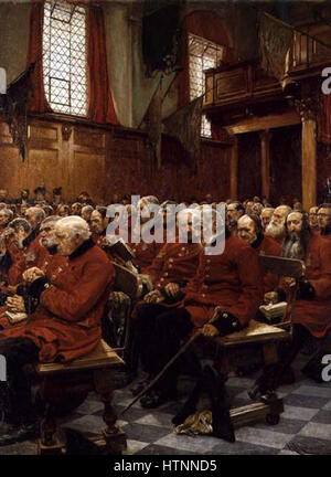 Von Herkomer, The Last Muster Stock Photo: 152807423 - Alamy