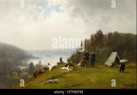 William Hahn - The expedition party Stock Photo - Alamy