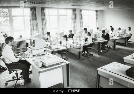 comprehensive classroom in the early 1980's Stock Photo - Alamy