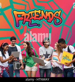 Freinds Community Relationship Togetherness Concept Stock Photo - Alamy