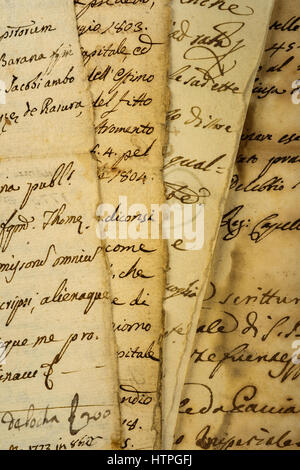 Vintage paper background texture. Handwritten old text Stock Photo - Alamy