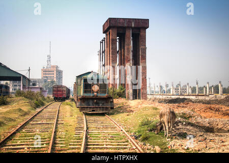 khulna railway station bangladesh Stock Photo - Alamy