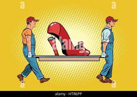 Leather shoes cartoon Stock Vector Image & Art - Alamy
