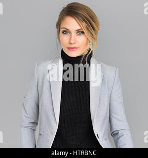 Business Woman Cool Looking Concept Stock Photo - Alamy