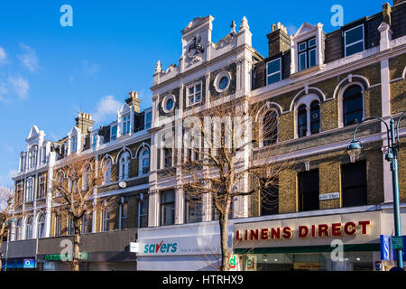 Powis Street shops in the Town Centre, Woolwich, London, England, U.K ...