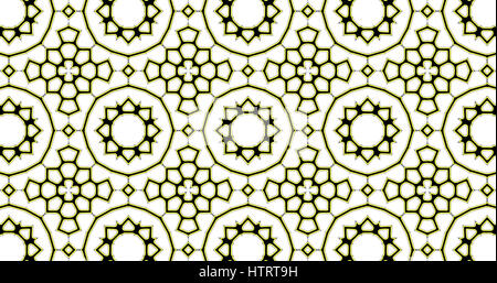 Abstract repeating ornate geometric luxury pattern. Stained-glass ...