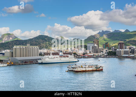 Mauritius, Port Louis, seaport water area Stock Photo - Alamy