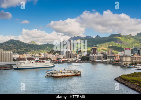 Mauritius, Port Louis, seaport water area Stock Photo - Alamy