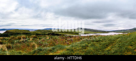 Loch Leathan panorama, Isle of Skye, Scotland Stock Photo - Alamy