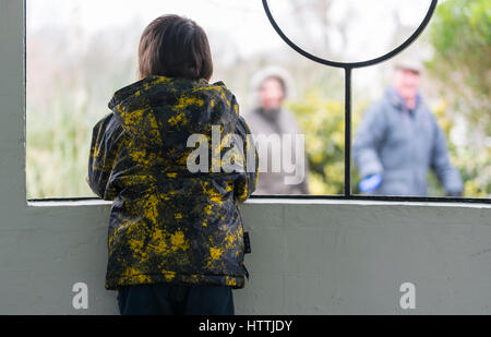 Inside Looking Out Stock Photo - Alamy