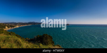 The beautiful Arillas beach in Corfu island, Greece Stock Photo - Alamy
