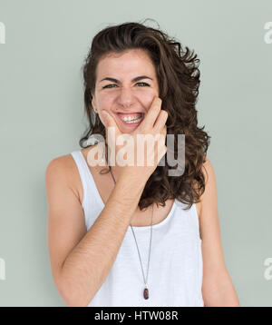 Studio Model Shoot Race Woman Lady Stock Photo - Alamy
