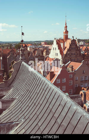 the City of gdansk from above Stock Photo - Alamy
