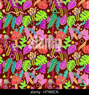 Retro 80s banana pattern background Stock Vector Image & Art - Alamy