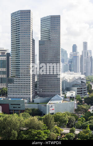 Skyscraper, Suntec City, Marina Centre, Downtown Core, Singapore, Asia ...