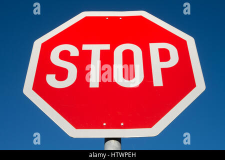 Stop and give way road sign on white background Stock Photo: 155549059 ...